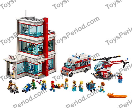 LEGO 60204 LEGO City Hospital Set Parts List