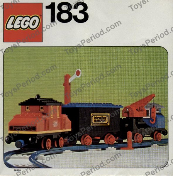 LEGO 183 Complete Train Set with Motor and Signal Instructions and ...