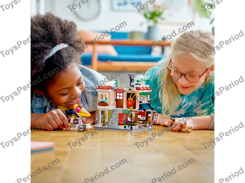 LEGO 31131 Downtown Noodle Shop Set Parts List