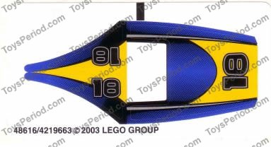 LEGO Sets with Part 8383stk01 Sticker Sheet for Set 8383 - (48616/4219663)