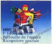 LEGO 6806 Surface Hopper Instructions and Parts List