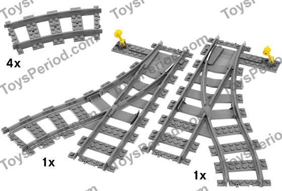 LEGO 7895 Switching Tracks Instructions and Parts List