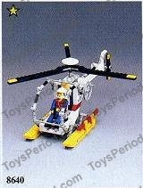 LEGO 8640 Polar Copter Instructions and Parts List