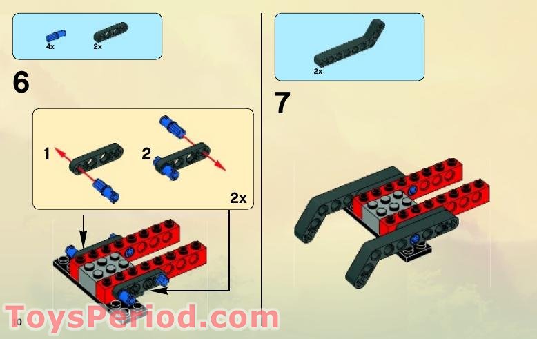 LEGO 70501 Warrior Bike Instructions and Parts List