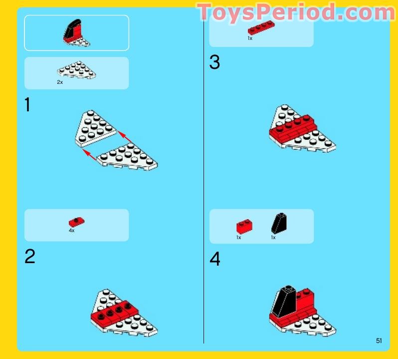 LEGO 7292 Propeller Adventures Instructions and Parts List