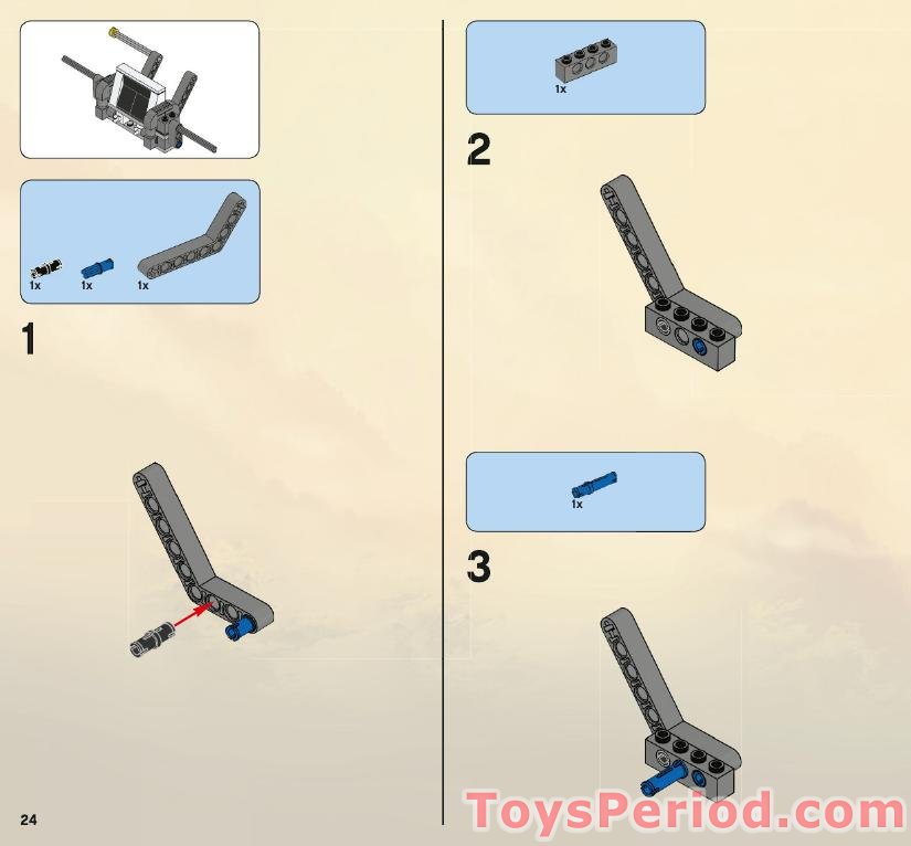LEGO 2506 Skull Truck Instructions and Parts List