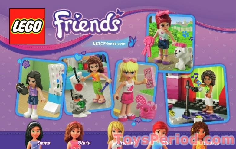 LEGO 3065 Olivia's Tree House Instructions and Parts List