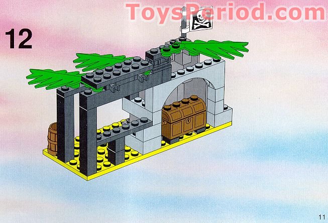 LEGO 1729 Barnacle Bay 3-Set Pack Instructions and Parts List