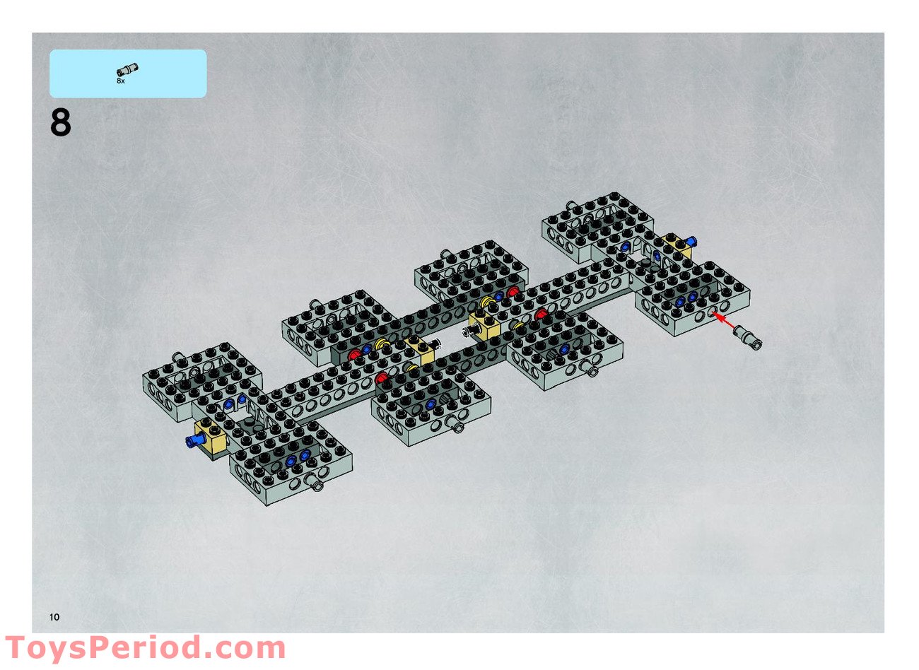 LEGO 10195 Republic Dropship with AT-OT Instructions and Parts List