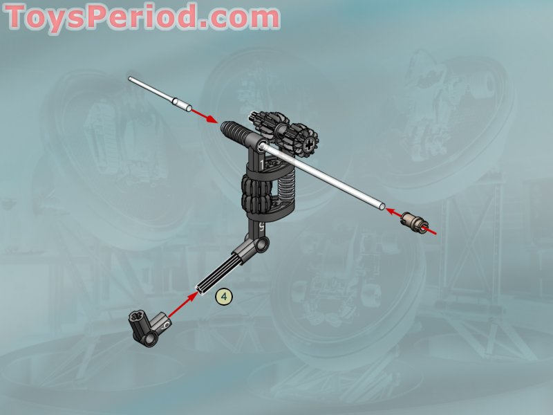 LEGO 3809 Technojaw T55 Instructions and Parts List