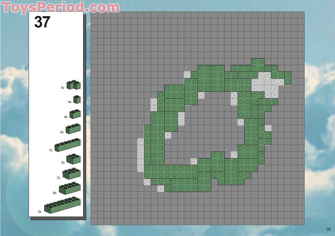 LEGO 3450 Statue of Liberty Sculpture Instructions and Parts List