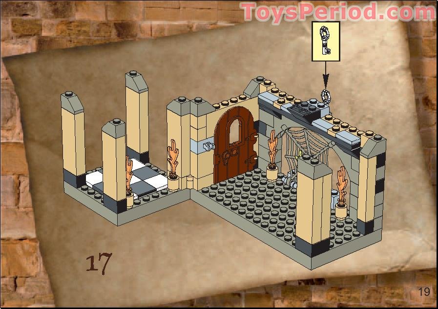 LEGO 4704 The Chamber of the Winged Keys Instructions and Parts List