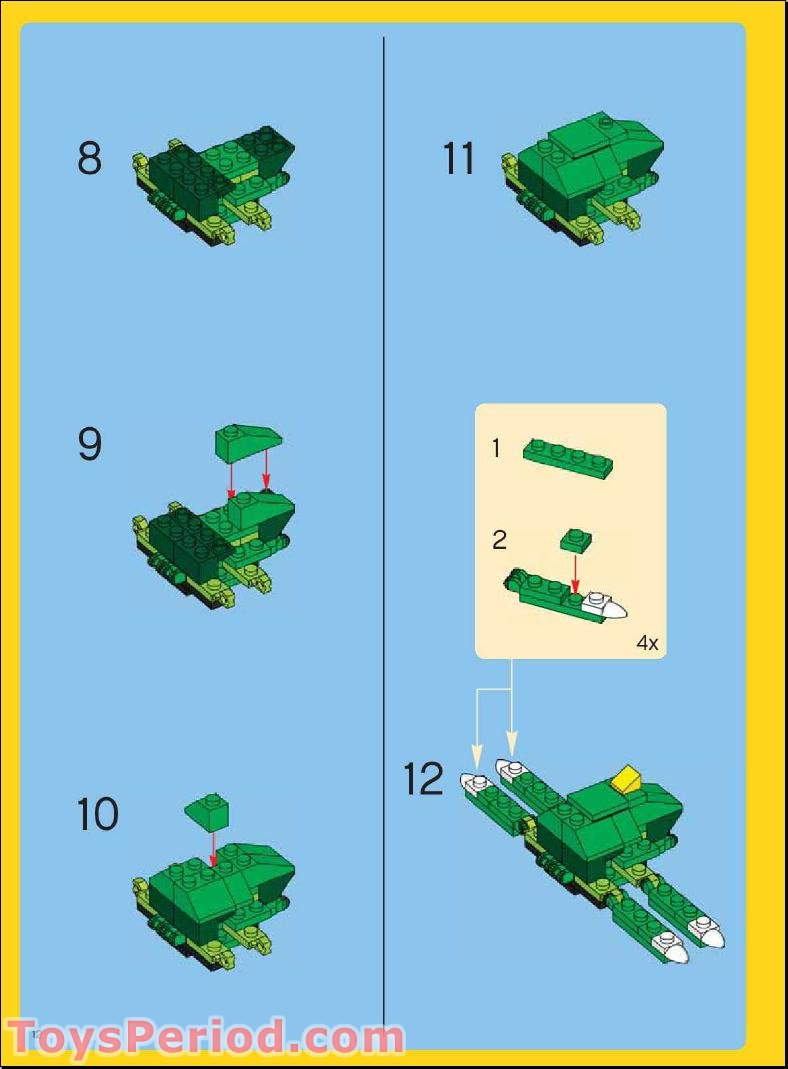 LEGO 4894 Mythical Creatures Instructions and Parts List