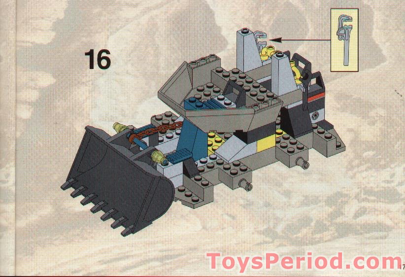 LEGO 4950 Loader-Dozer Instructions and Parts List