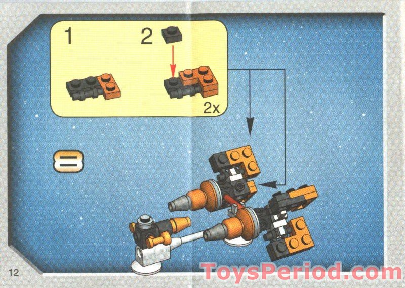 LEGO 4485 Mini Sebulba's Podracer and Anakin's Podracer Instructions ...