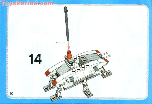 LEGO 4495 Mini AT-TE Instructions and Parts List