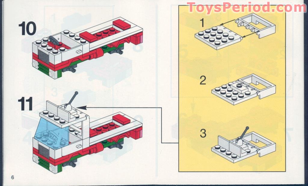 LEGO 4537 Octan Twin Tank Rail Transport Instructions and Parts List