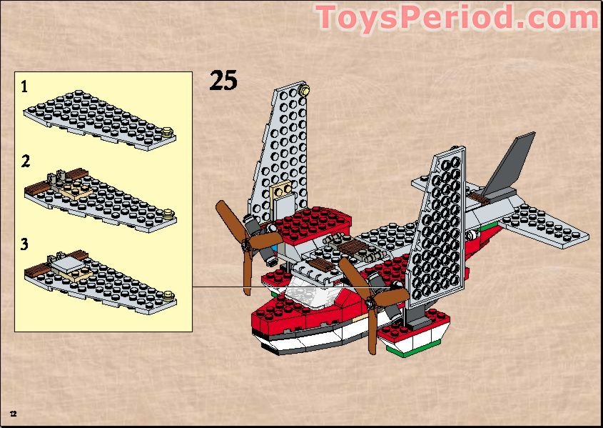 LEGO 5935 Island Hopper Instructions and Parts List