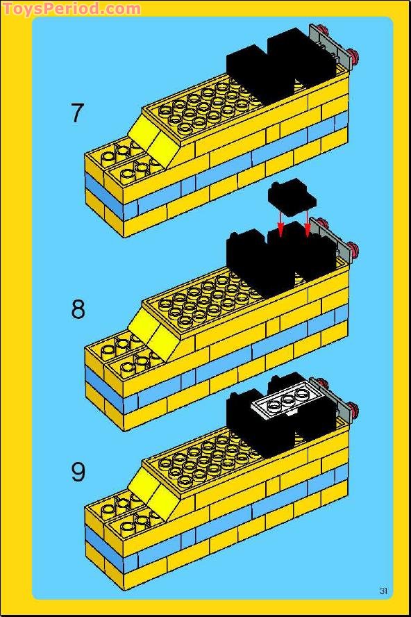 LEGO 5483 Ready, Steady, Build and Race Instructions and Parts List