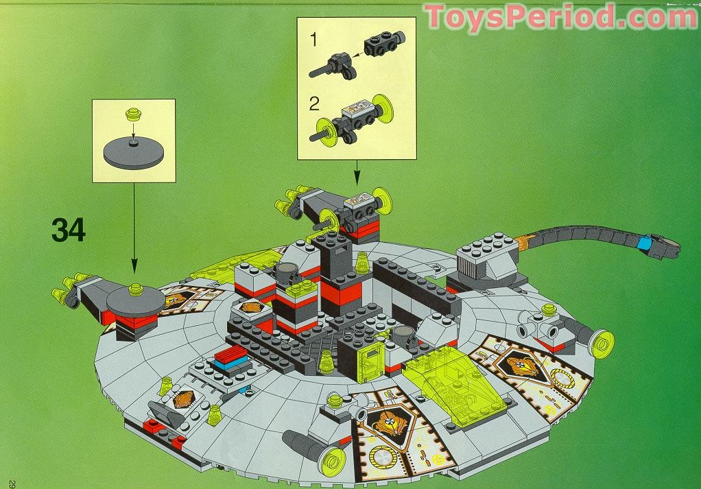 LEGO 6975 Alien Avenger Instructions and Parts List