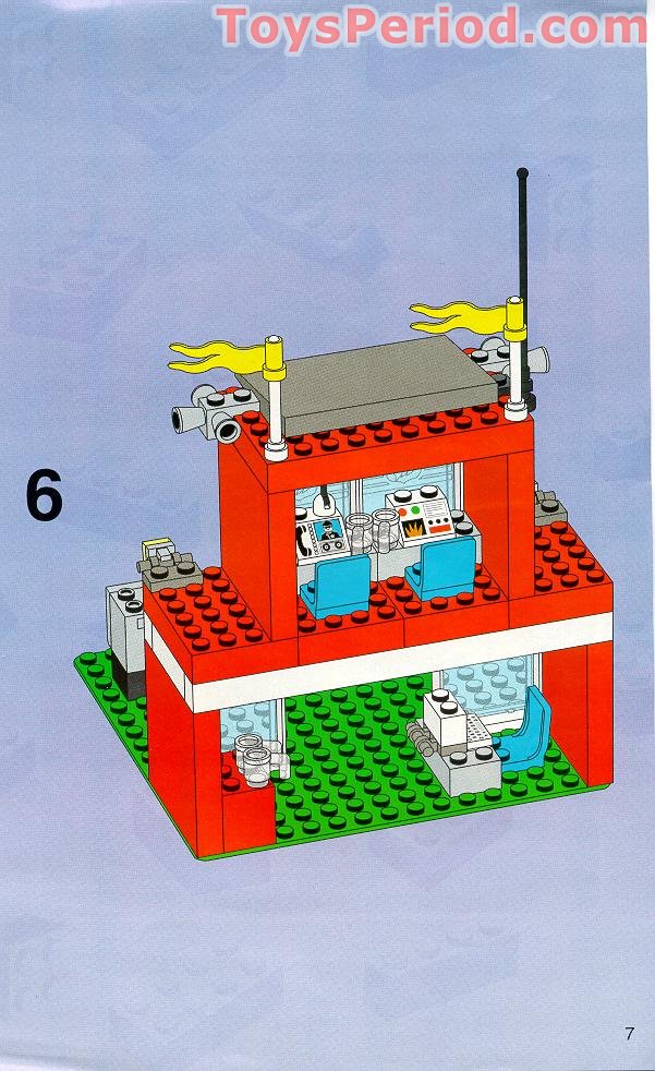 LEGO 6554 Blaze Brigade Instructions and Parts List
