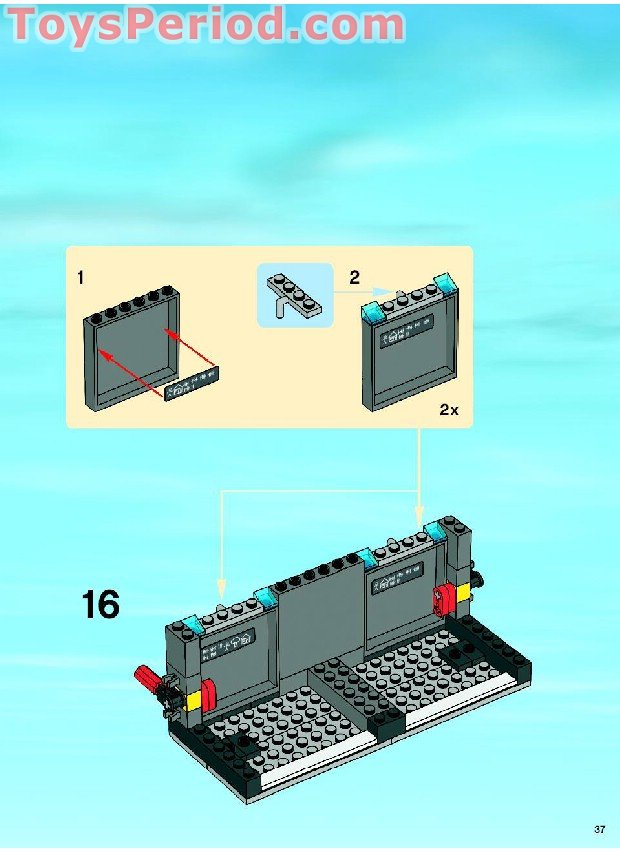 LEGO 7744 Police Headquarters Instructions and Parts List