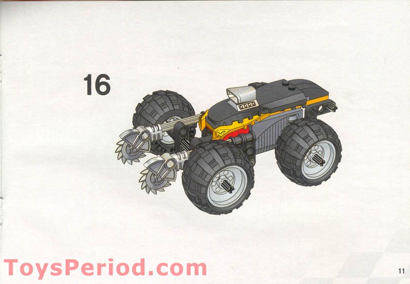 LEGO 8648 Buzz Saw Instructions and Parts List