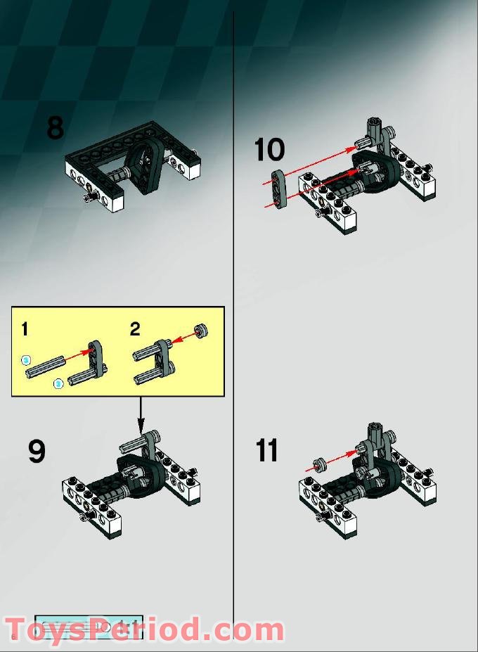LEGO 8135 Bridge Chase Instructions and Parts List