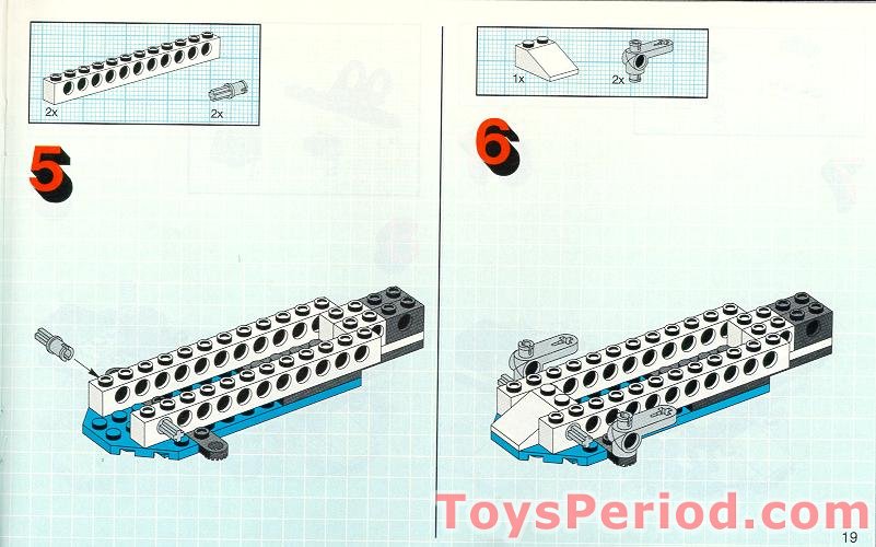 LEGO 8216 Turbo I Instructions and Parts List