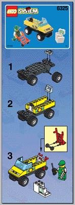 LEGO 6325 Package Pick-Up Instructions and Parts List