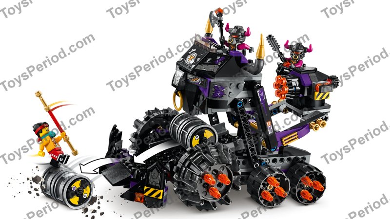 LEGO 80007 Iron Bull Tank Set Parts List