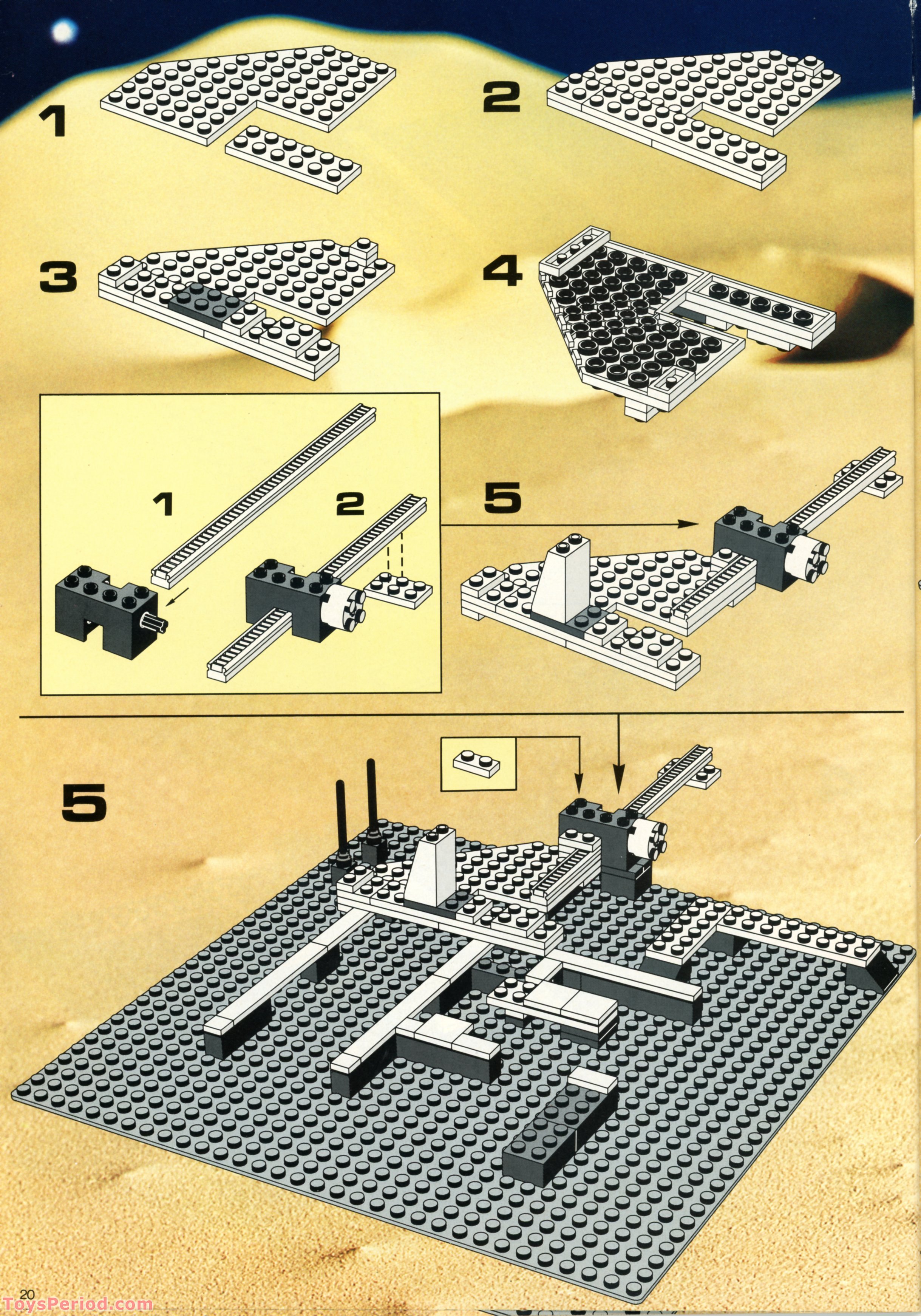 LEGO 6990 Monorail Transport System Instructions and Parts List