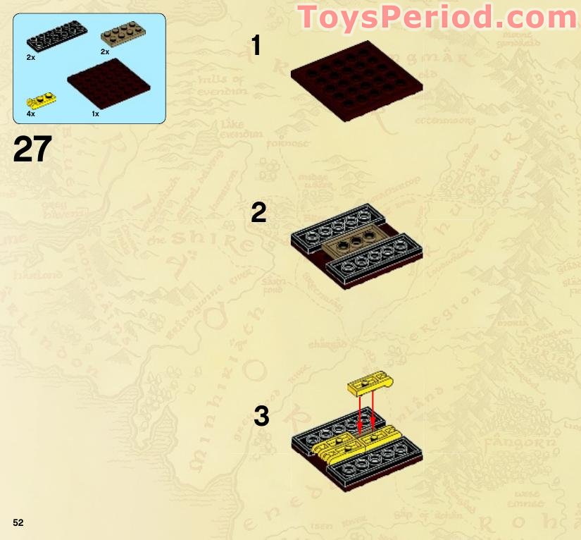 LEGO 9476 The Orc Forge Instructions and Parts List