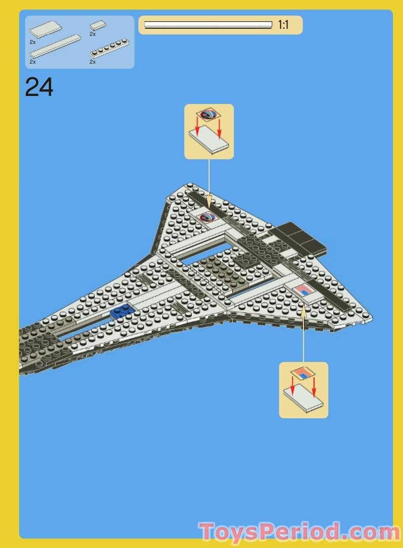 LEGO 10231 Shuttle Expedition Instructions and Parts List
