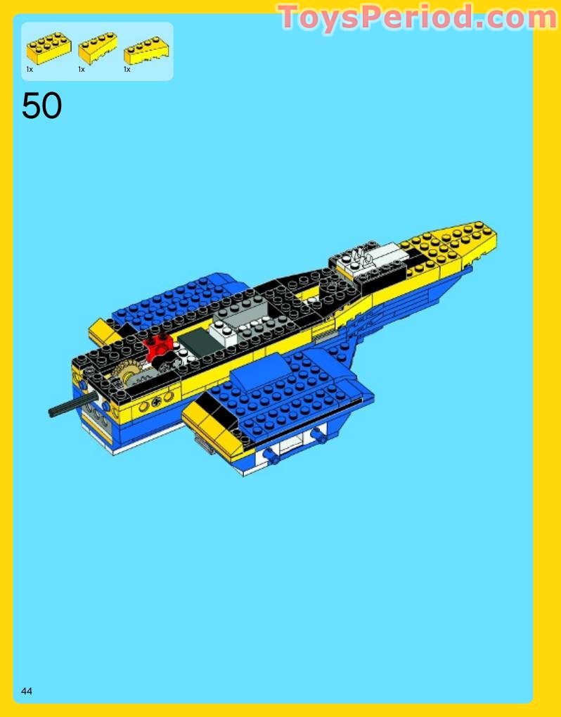 LEGO 31011 Aviation Adventures Instructions and Parts List