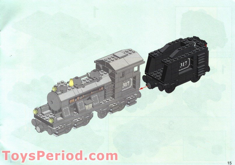 LEGO 10205 My Own Train Locomotive Instructions and Parts List