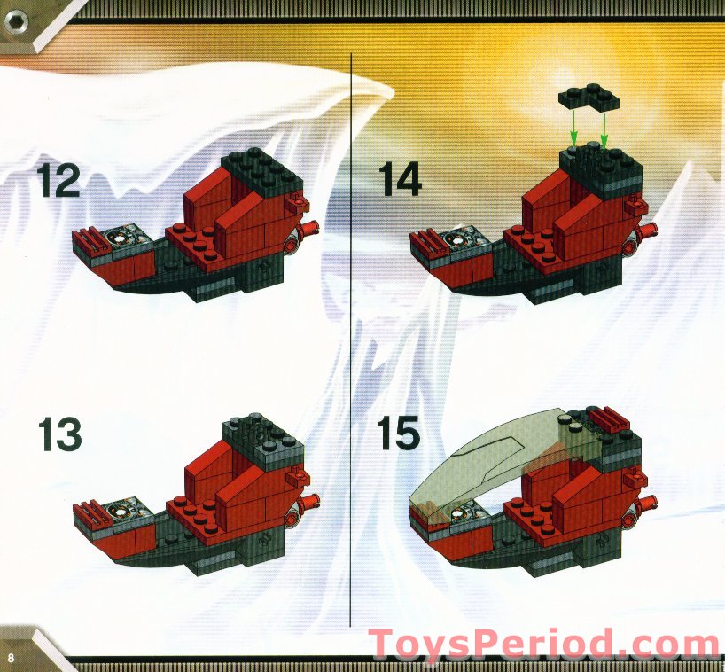 LEGO 4774 Scorpion Orb Launcher Instructions and Parts List