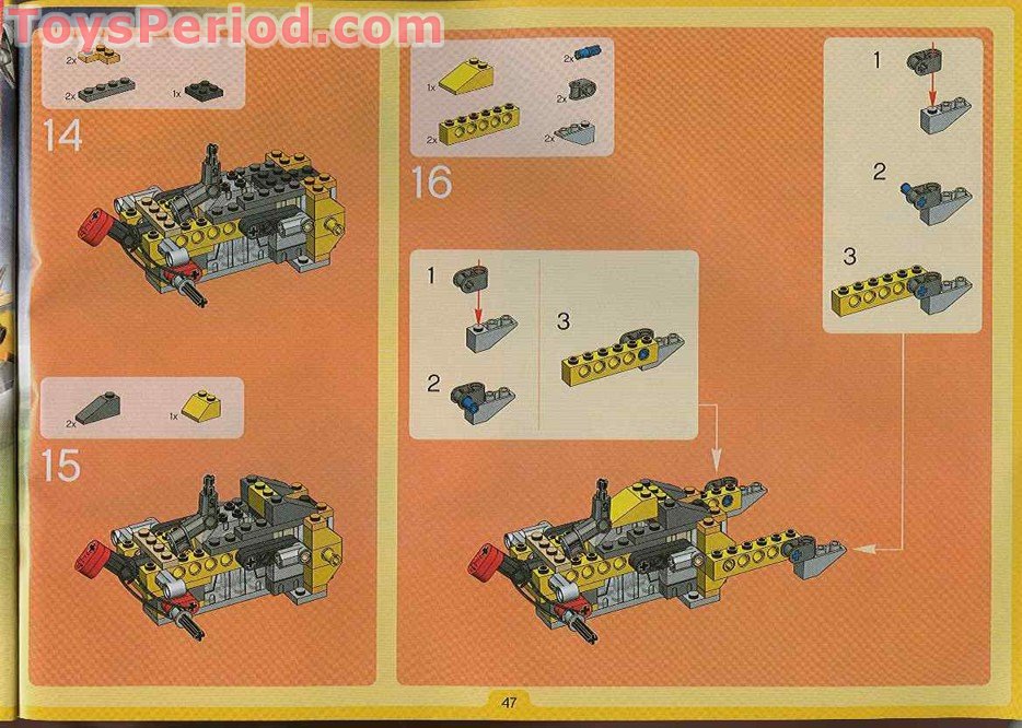 LEGO 4094 Motor Movers Instructions and Parts List