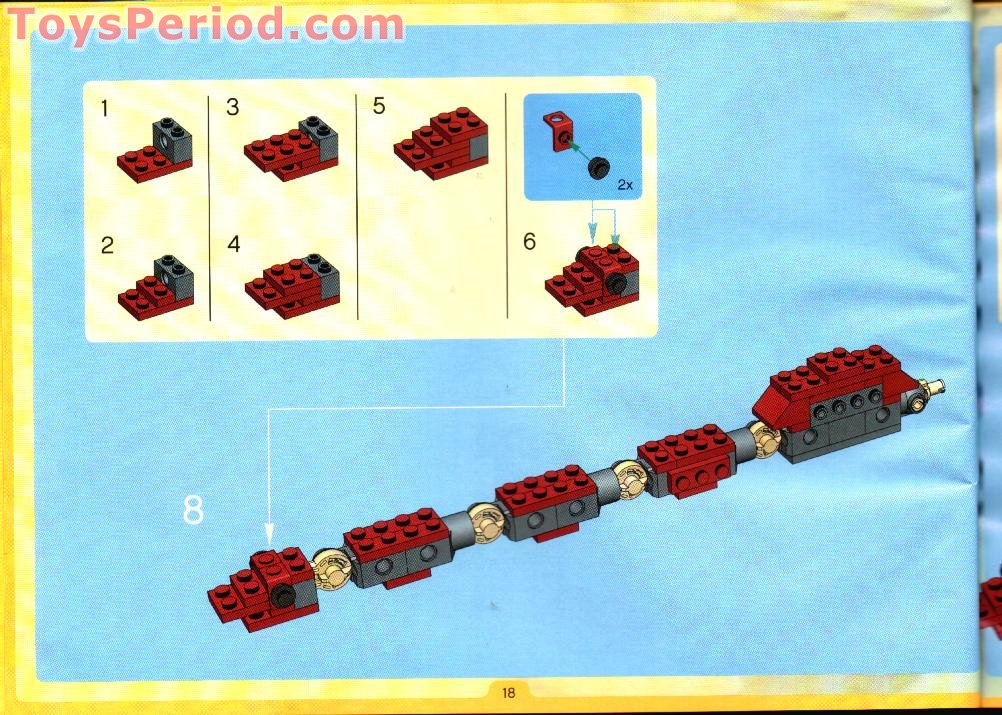 LEGO 4507 Prehistoric Creatures Instructions and Parts List