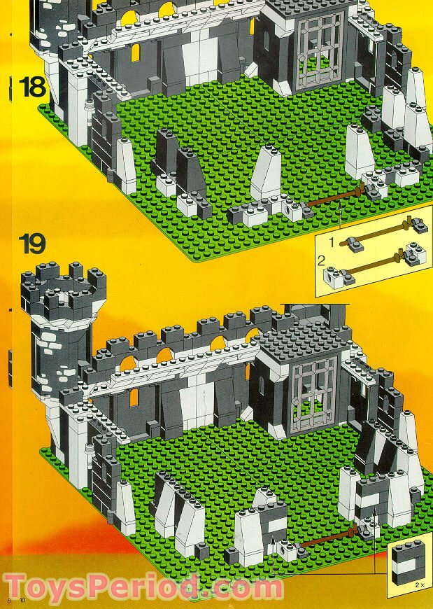LEGO 6085 Black Monarch's Castle Instructions and Parts List