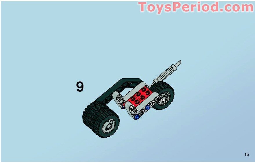 LEGO 7886 The Batcycle: Harley Quinn's Hammer Truck Instructions and ...