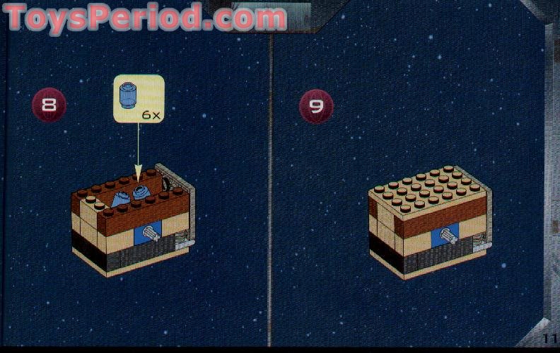 LEGO 7115 Gungan Patrol Instructions and Parts List