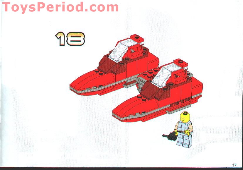 LEGO 7119 Twin-Pod Cloud Car Instructions and Parts List