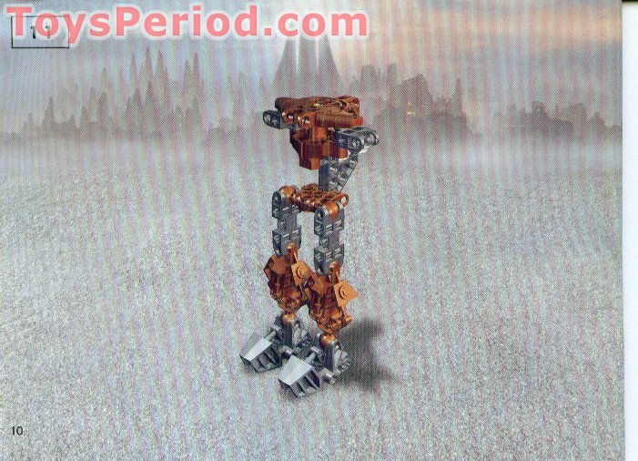 LEGO 8617-1 Vahki Zadakh Instructions and Parts List