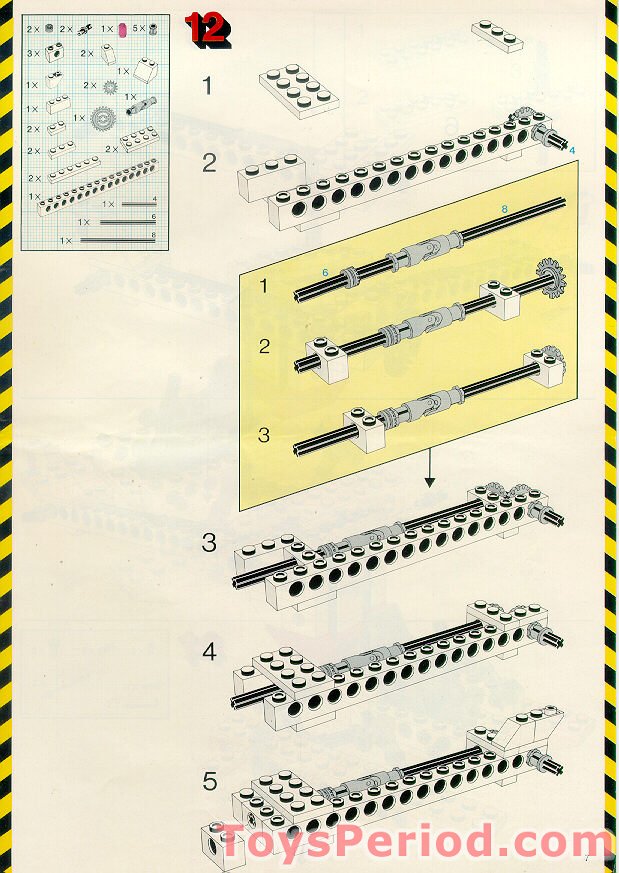 LEGO 8640 Polar Copter Instructions and Parts List