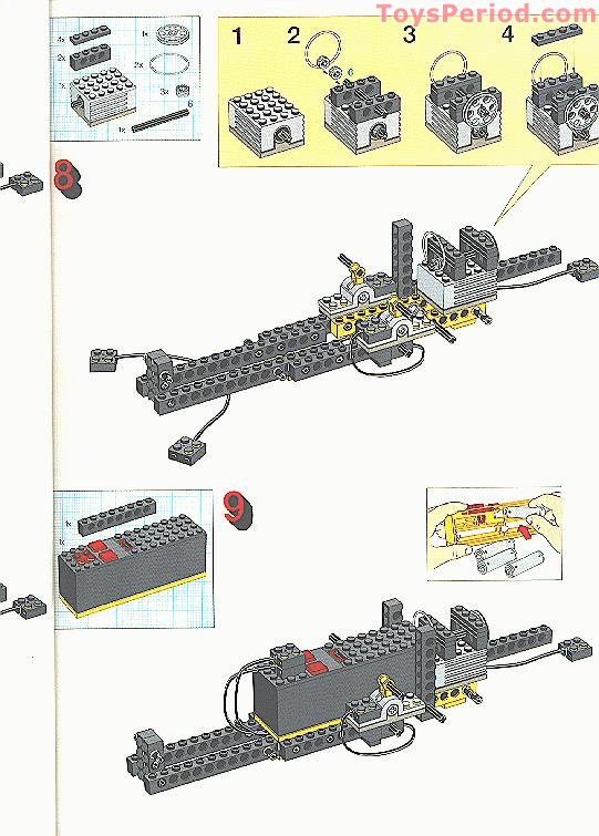 LEGO 8082 Multi Control Set Instructions and Parts List