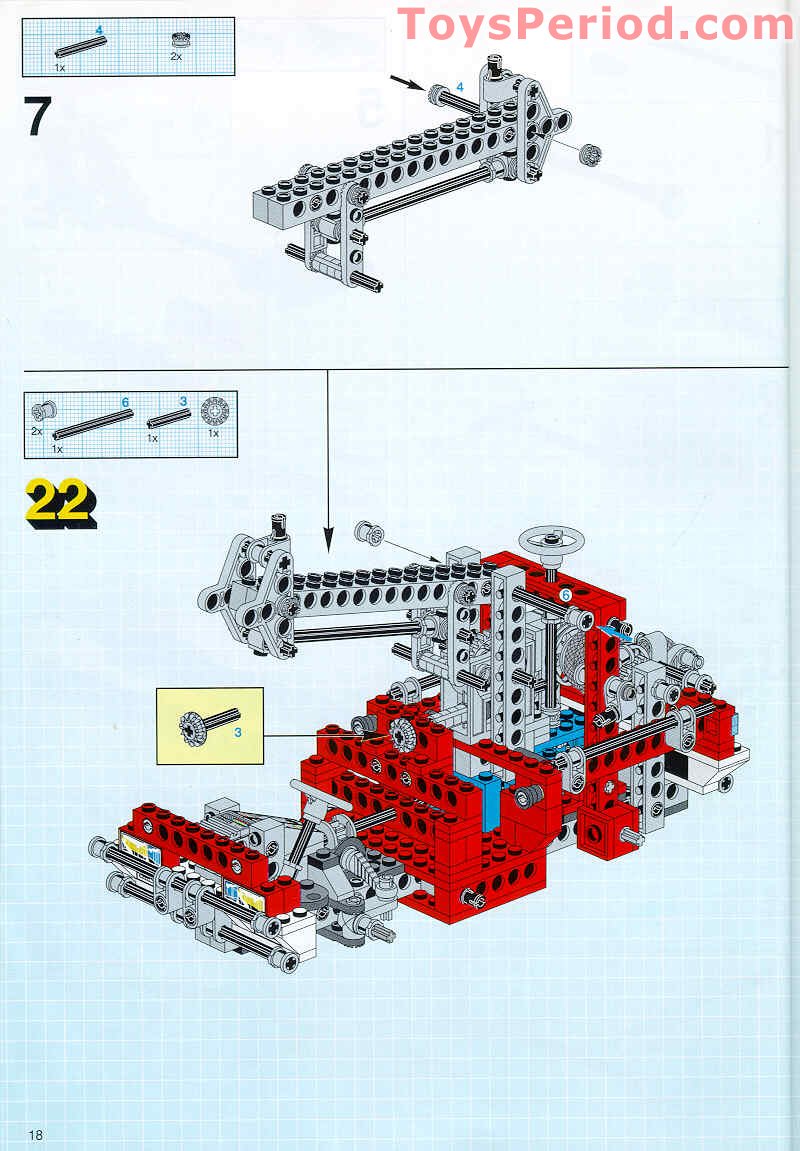 LEGO 8280 Fire Response Unit Instructions and Parts List