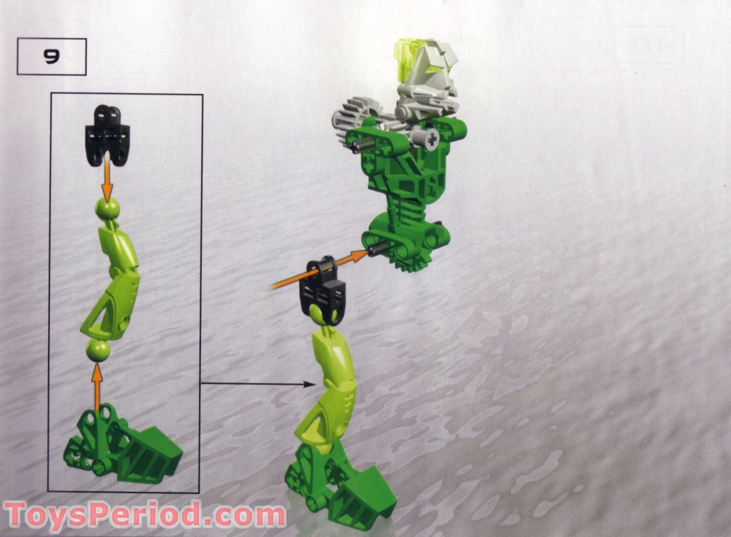 LEGO 8567 Lewa Nuva Instructions and Parts List