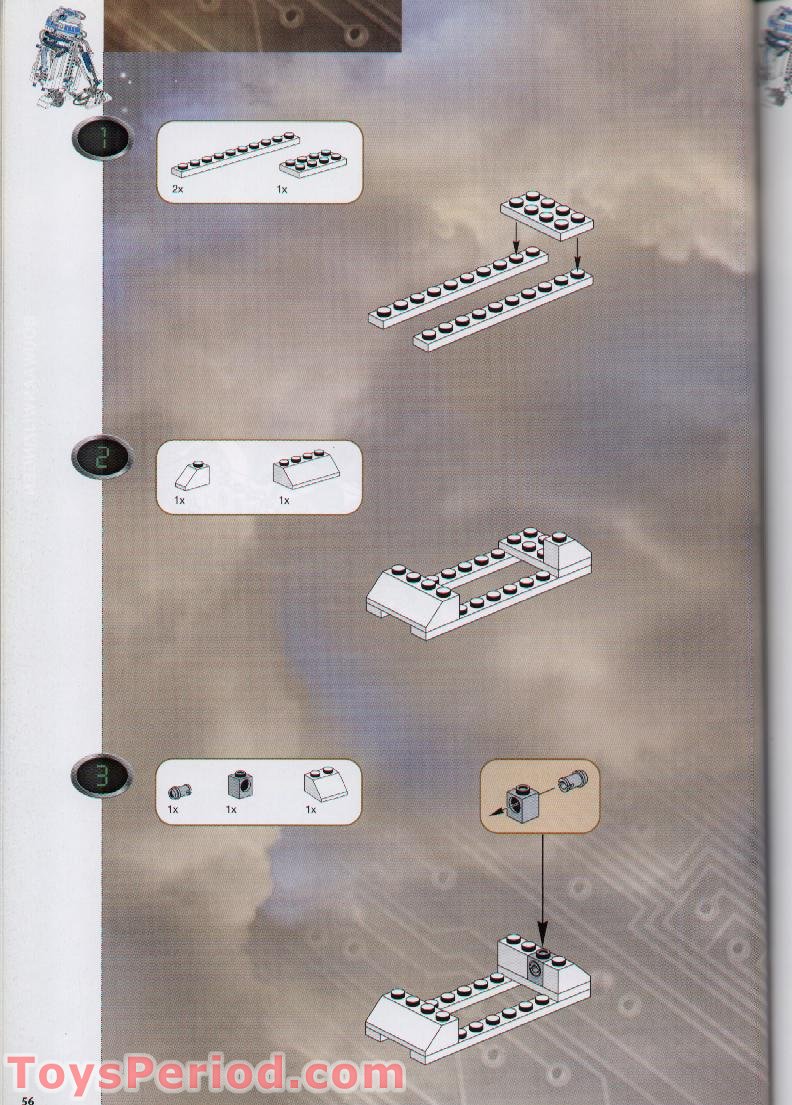 LEGO 9748 Droid Developer Kit Instructions and Parts List