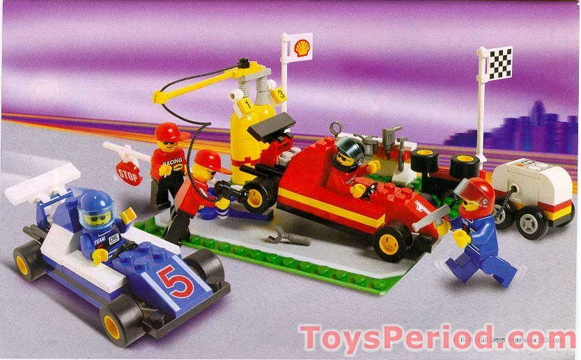 LEGO 2554 Shell Promotional Set - Formula 1 Pit Stop Instructions and ...